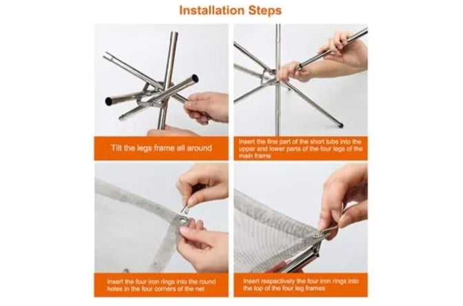 Camp Fire - Folding Mesh Fire Pit - Revace Leisure Products | Campervan ...