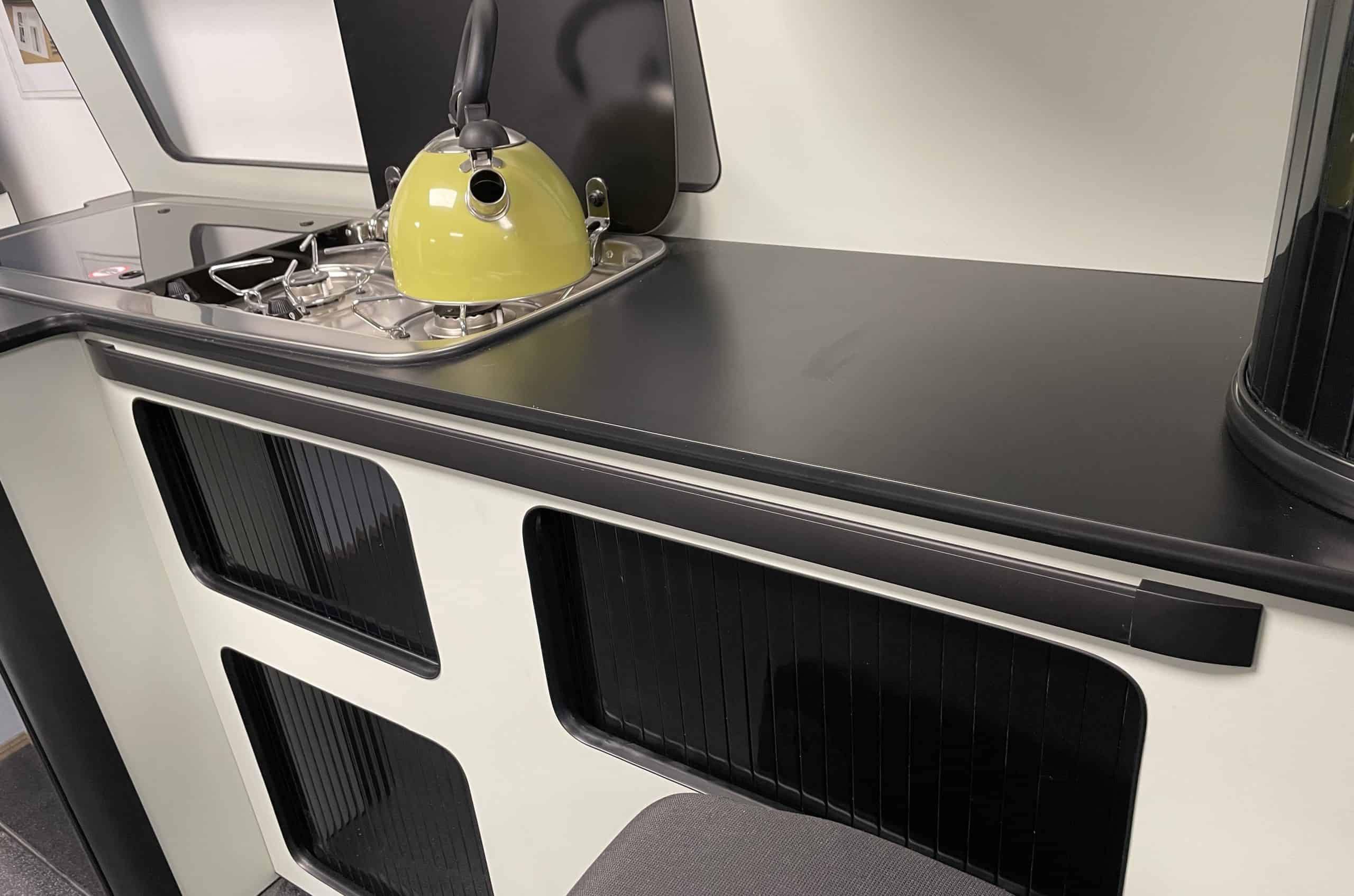 ReVace – Campervan Wall Mounted Table Rail – Silver or Black – New ...